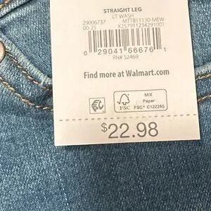 Time and Tru | Jeans | Maternity Time And Tru Light Blue Straight Leg ...
